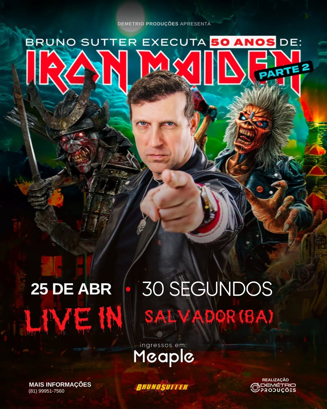 Bruno Sutter Executa Iron Maiden Pate II | el Cabong
